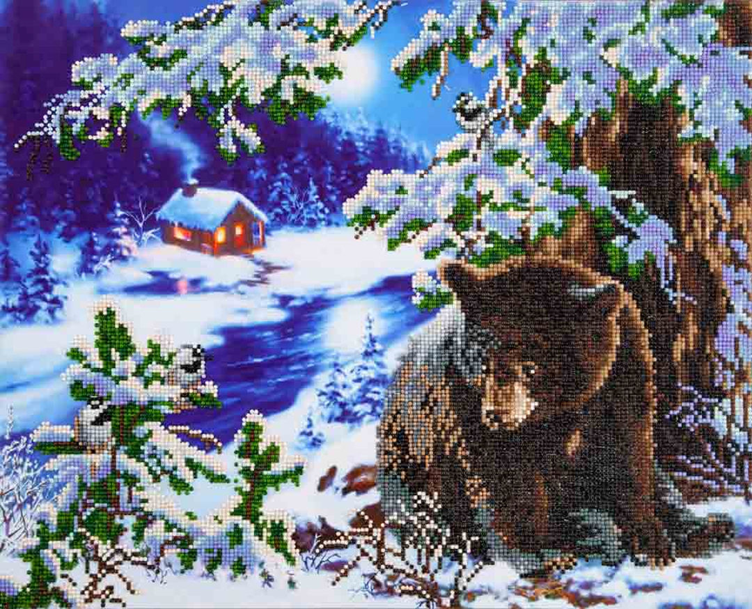 Diamond Dotz 5D Embroidery Facet Art Kit, Intermediate Rambling Bear Diamond Dotz 5D Embroidery Facet Art Kit, Intermediate Rambling Bear
