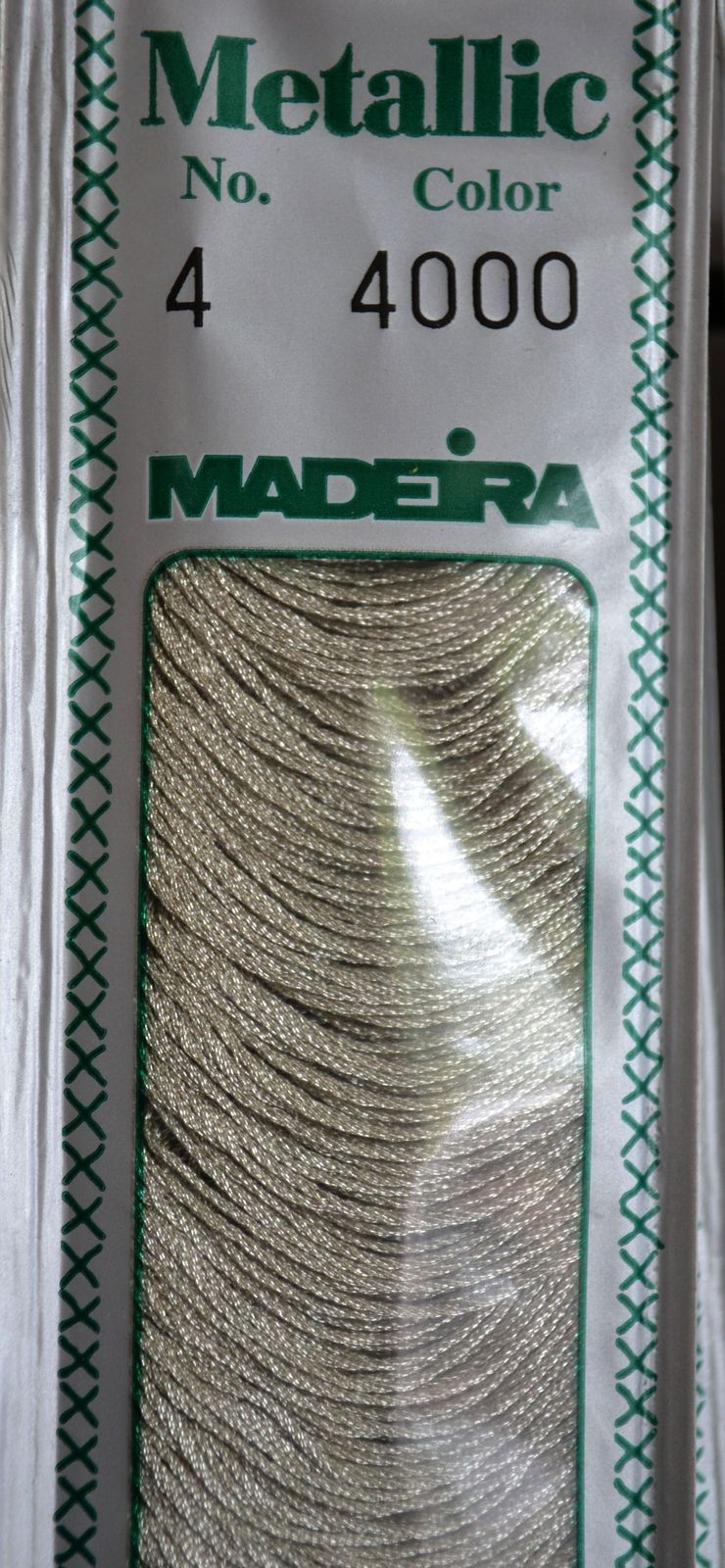 Madeira Stranded Metallic Hand Embroidery Thread, 20 metres, No. 4 ...