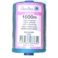 Hemline Polyester Thread 1000m TEAL
