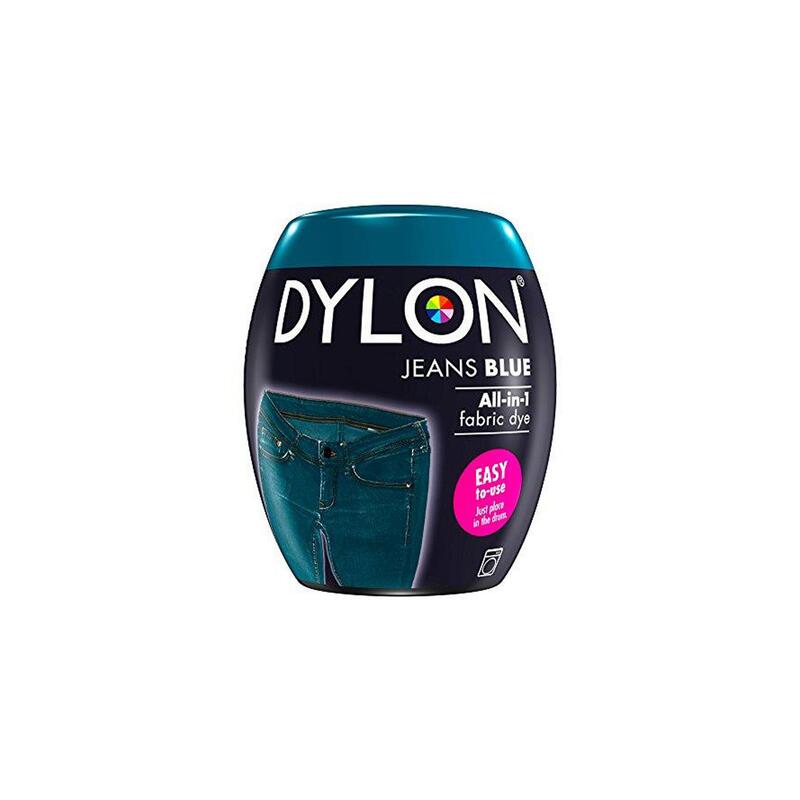 Dylon JEANS BLUE Fabric Dye, Machine Fabric Pod 350g