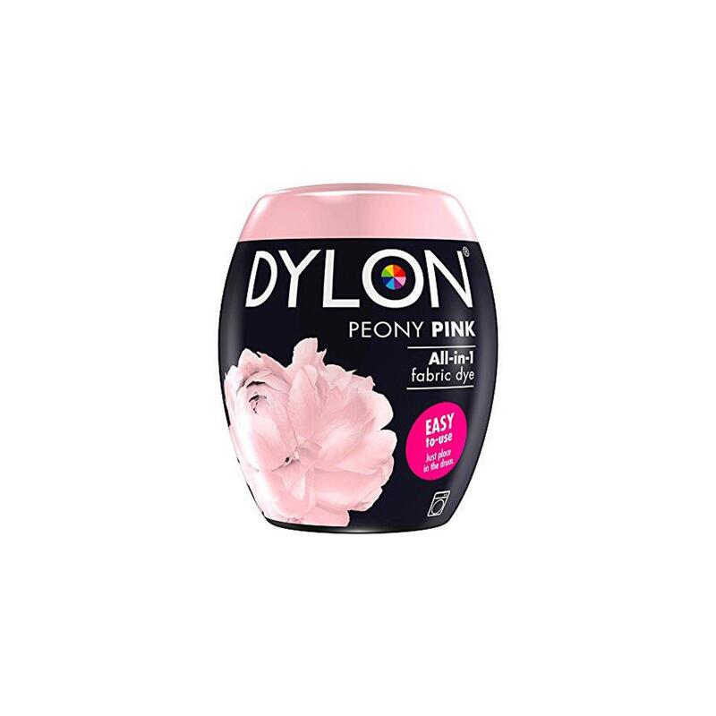 Dylon PEONY PINK Fabric Dye, Machine Fabric Pod 350g